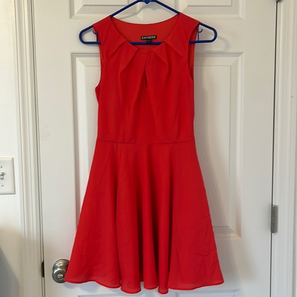 Express | Dresses | Redorange Express Mini Dress | Poshmark